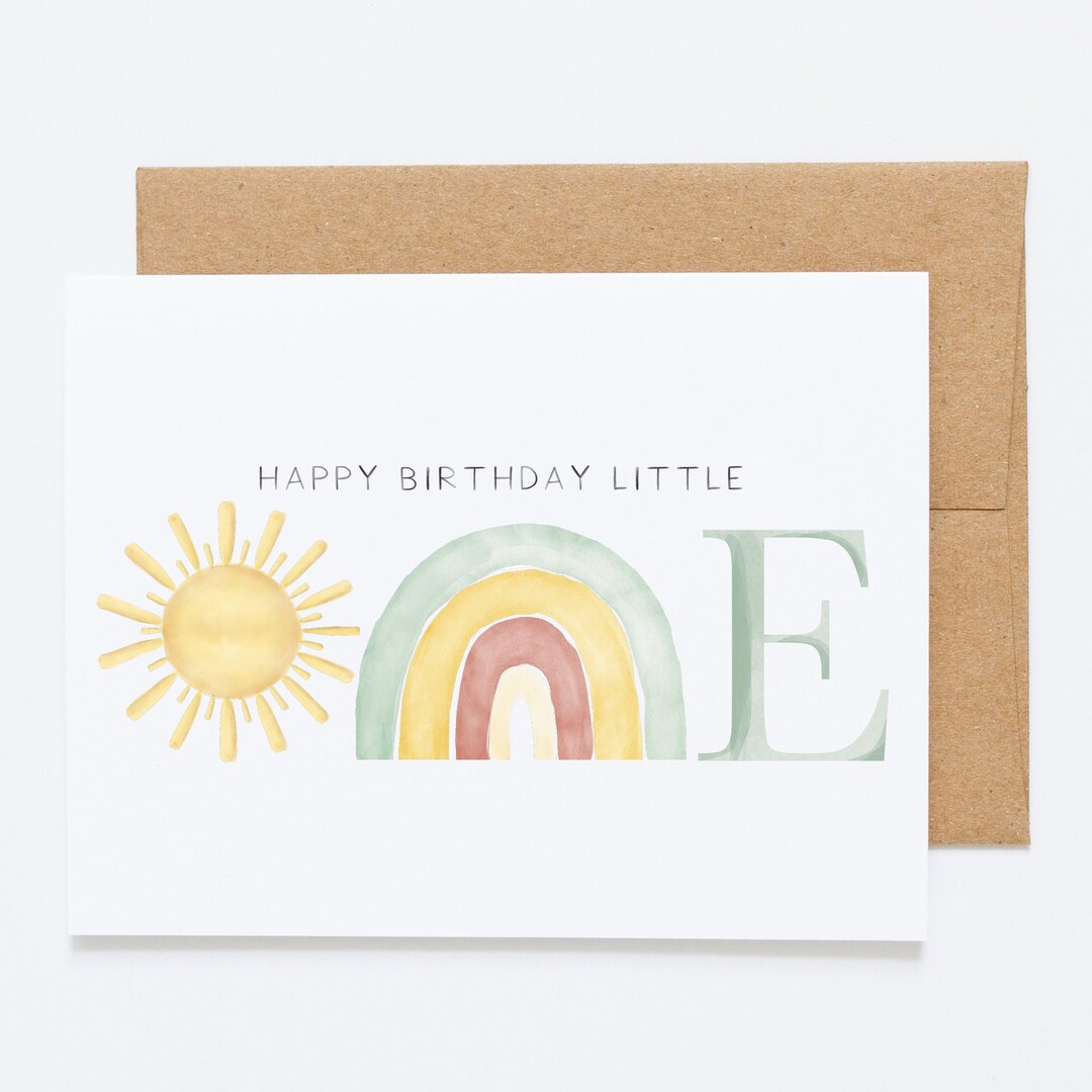 Happy 1st Birthday Card Happy Birthday Little One First Birthday Card happy-1st-birthday-card-happy-birthday-little-one-first-birthday-card