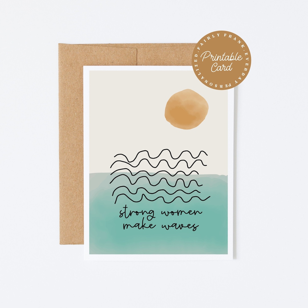 PRINTABLE Empowering Words: Encouragement Card for Women - Etsy