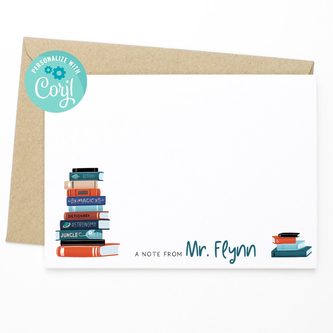 EDITABLE Teacher Stationery - Personalized Stationery, Editable ...