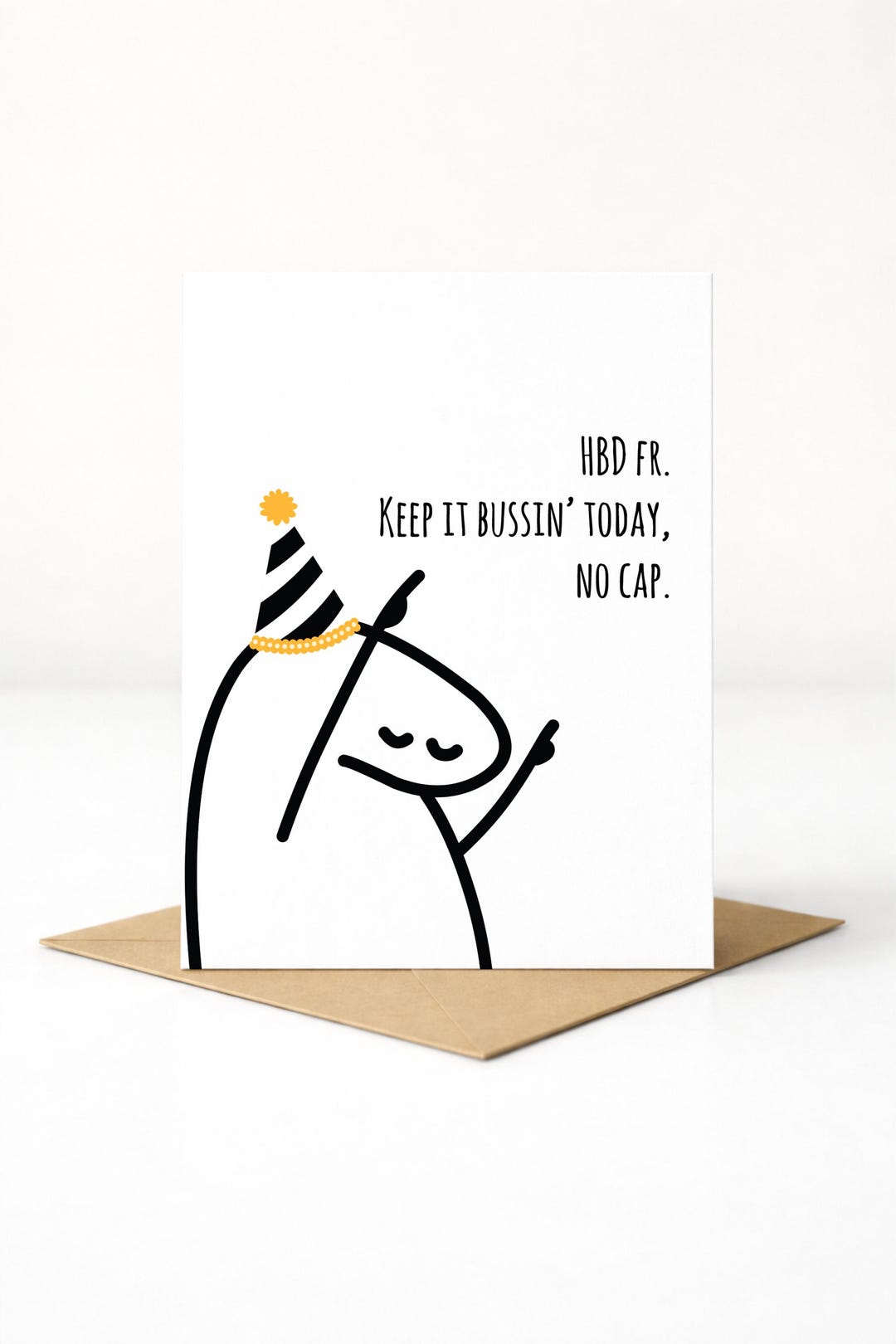 Funny Birthday Card - Gen Z Slang Printable Greeting Card – Funny ...