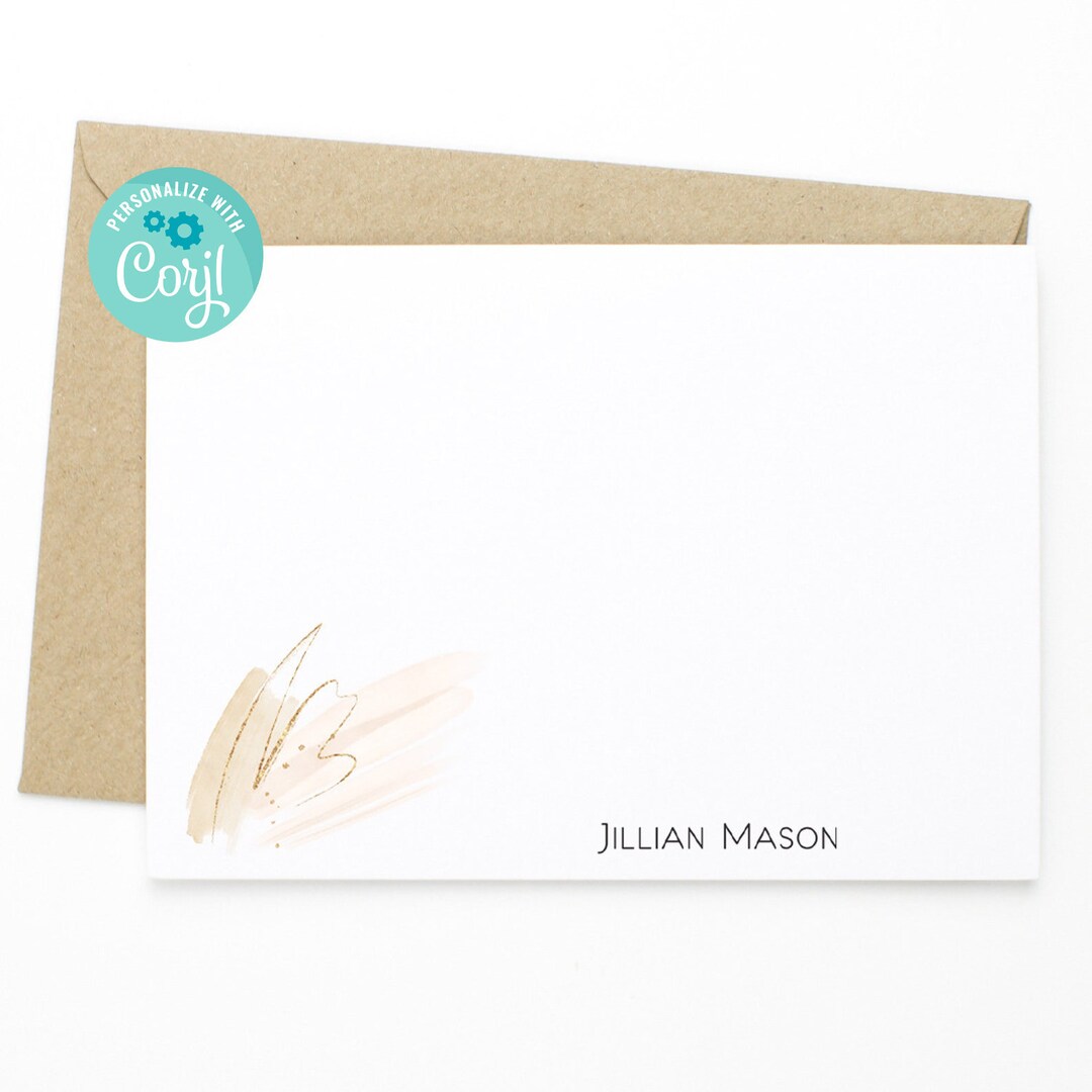 EDITABLE Personalized Stationery Personalized Stationery, Editable ...