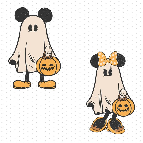 Mickey Ghost Halloween Png - Etsy