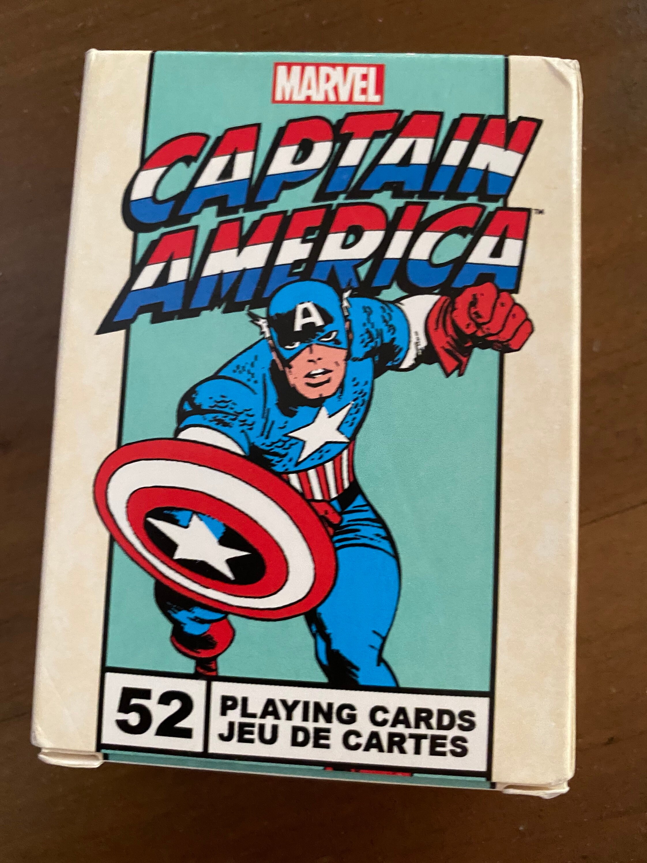 Marvel Playing Cards Captain America Vintage NMR 522503 - Etsy UK
