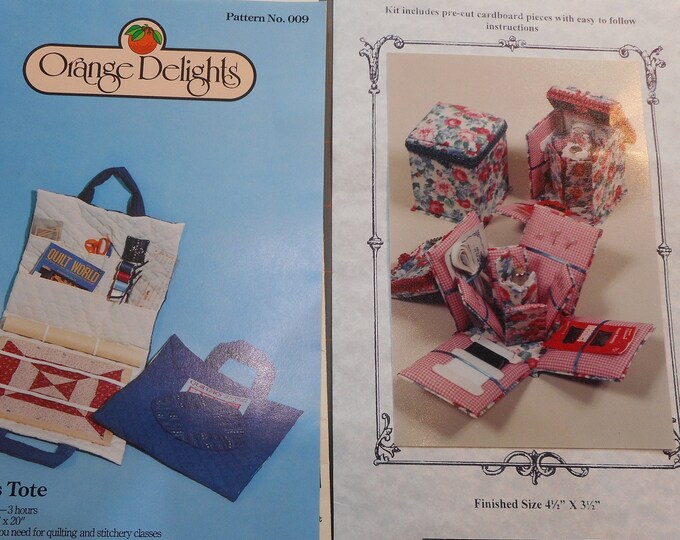 DIY Sewing Box or Sewing Tote Patterns Like New Patterns Sold | Etsy