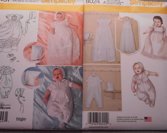 New Pattern Baby Christening Baptism gown Uncut with | Etsy