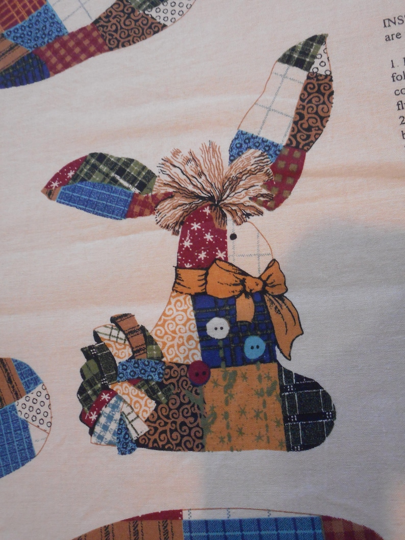 Harriet and Baby Bunny Fabric Panel by Springs Industries. Like New ...