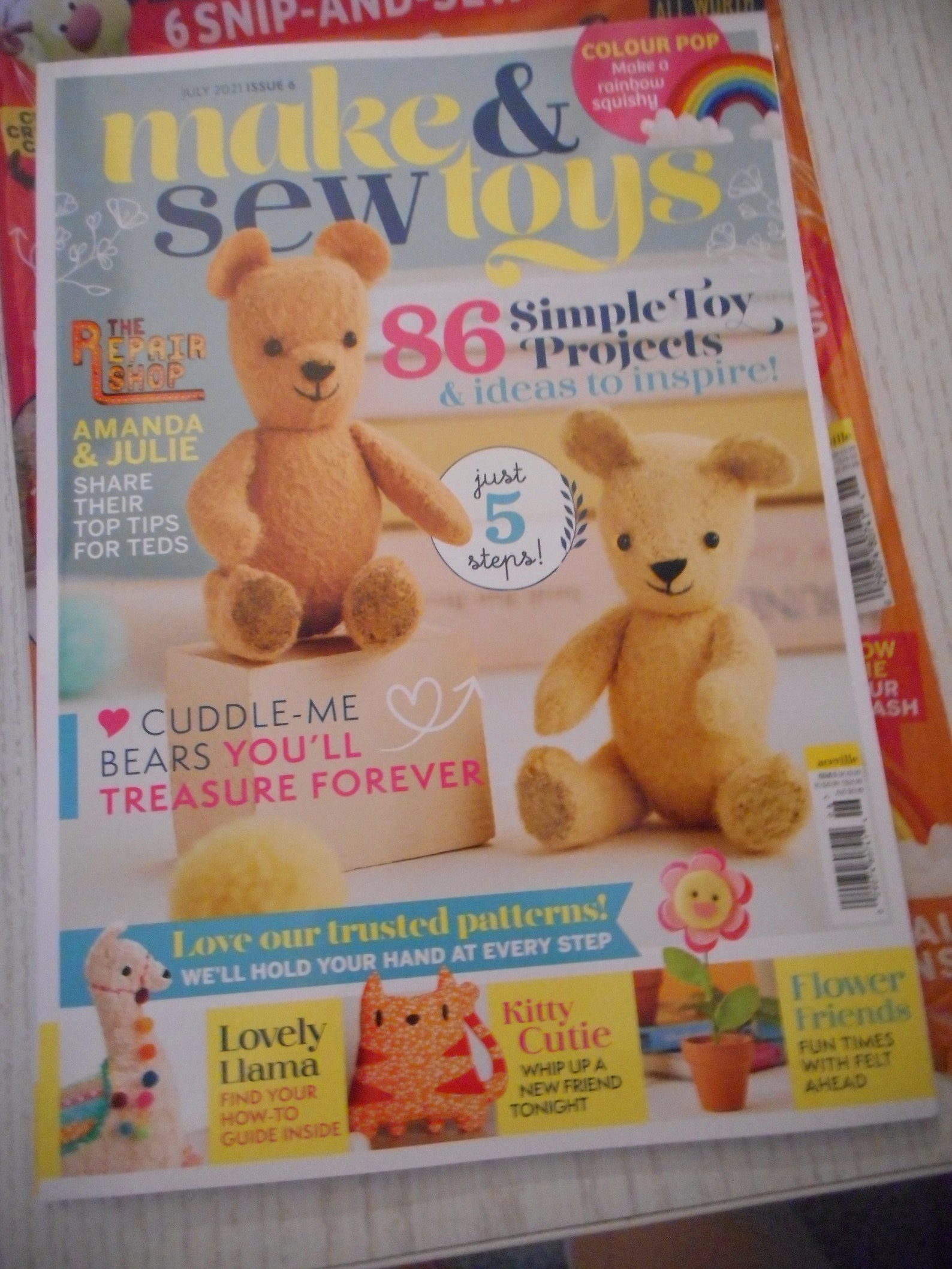 Make and Sew Toys Magazine With Patterns. Loaded With Trendy | Etsy
