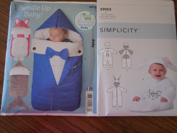 New Baby Sewing Patterns Bunting Snug Sacks. Your Choice of - Etsy
