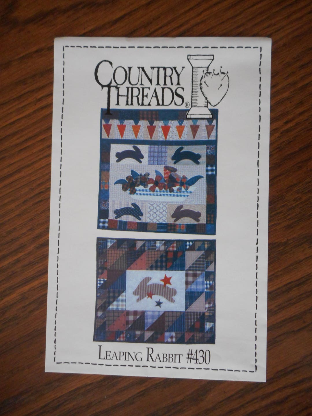 Leaping Rabbit Quilt Pattern by Country Threads, #430. - Etsy