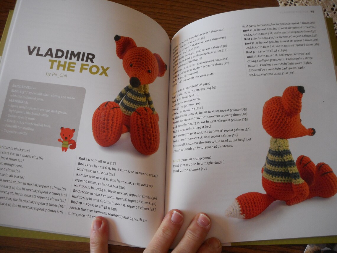 Crochet Animal Amigurumi Pattern Books, Like New. Your Choice - Etsy