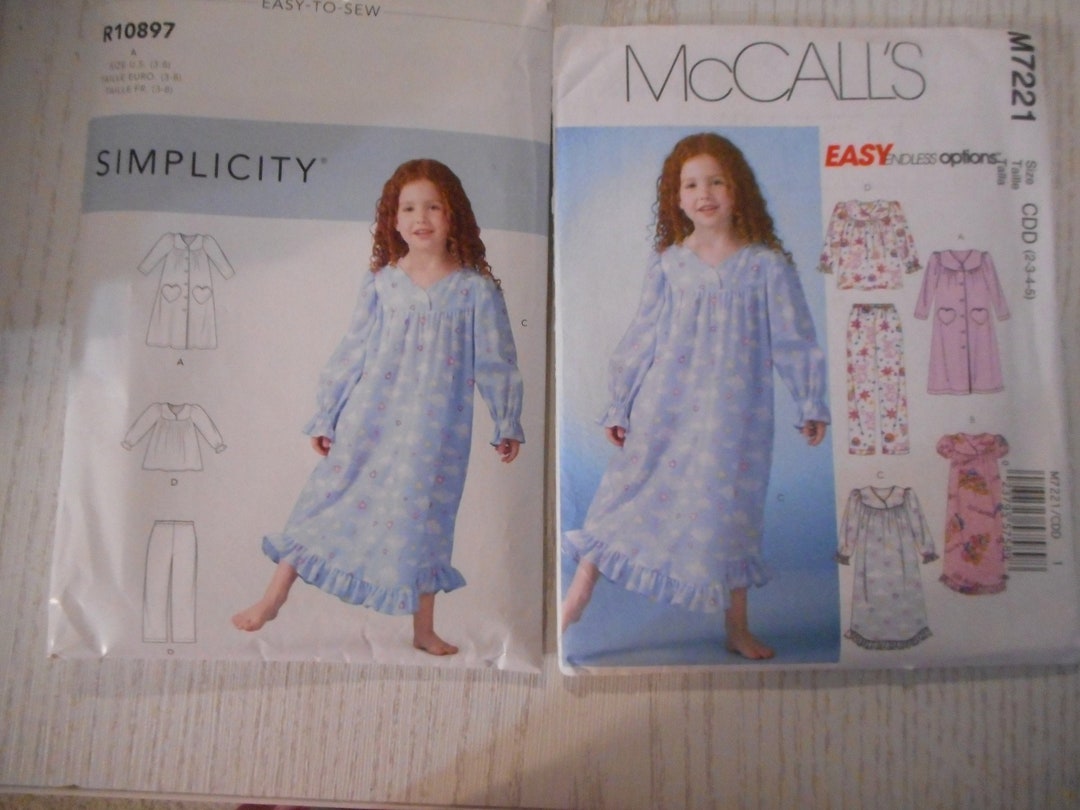 Sleepwear for Girls. Nightgown, Pajamas, Robe. Your Choice of Like New ...