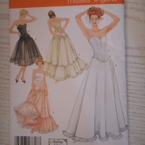 Womens Lingerie, Full Skirt Slips, Long or Short, Corset. for Retro or ...