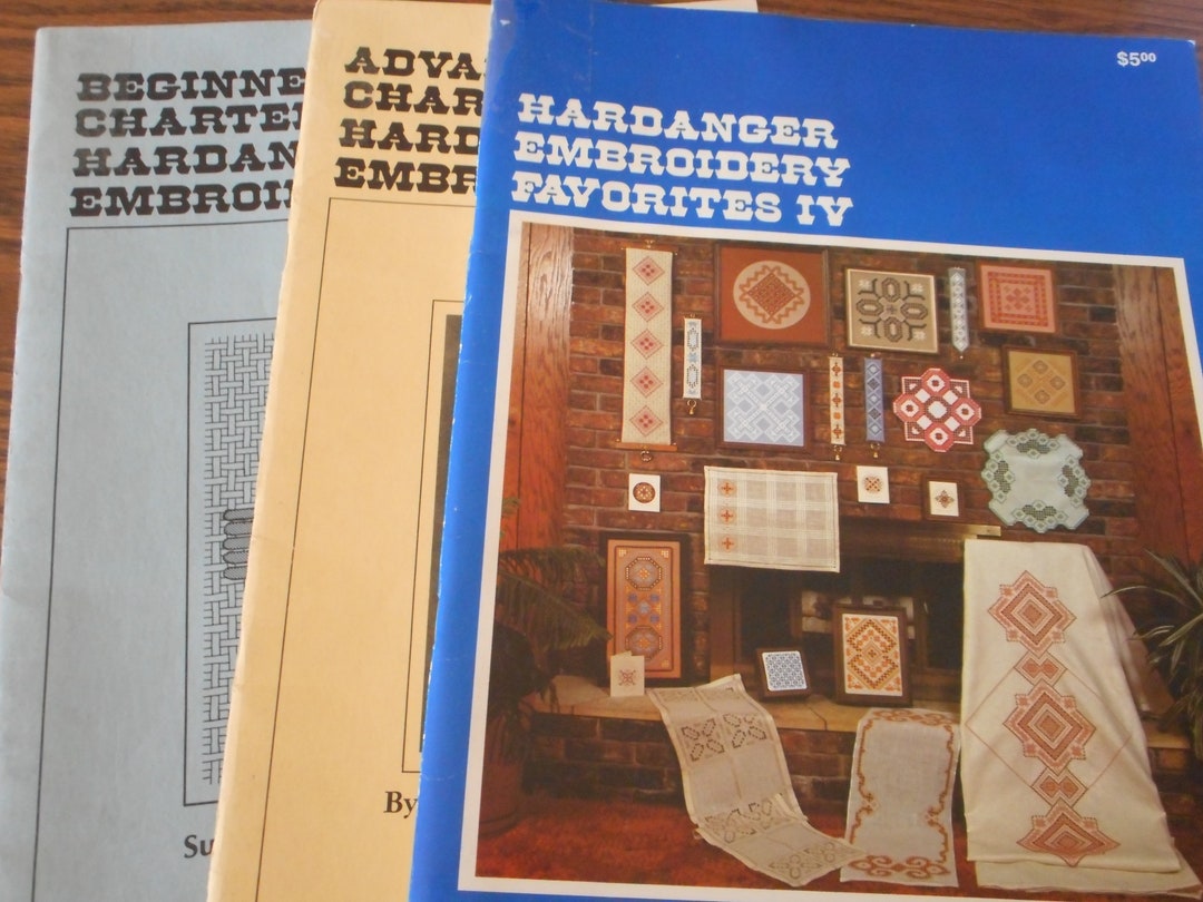 Hardanger Charted Embroidery Instruction and Pattern Books. Your Choice ...