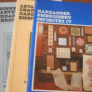Hardanger Charted Embroidery Instruction and Pattern Books. Your Choice ...