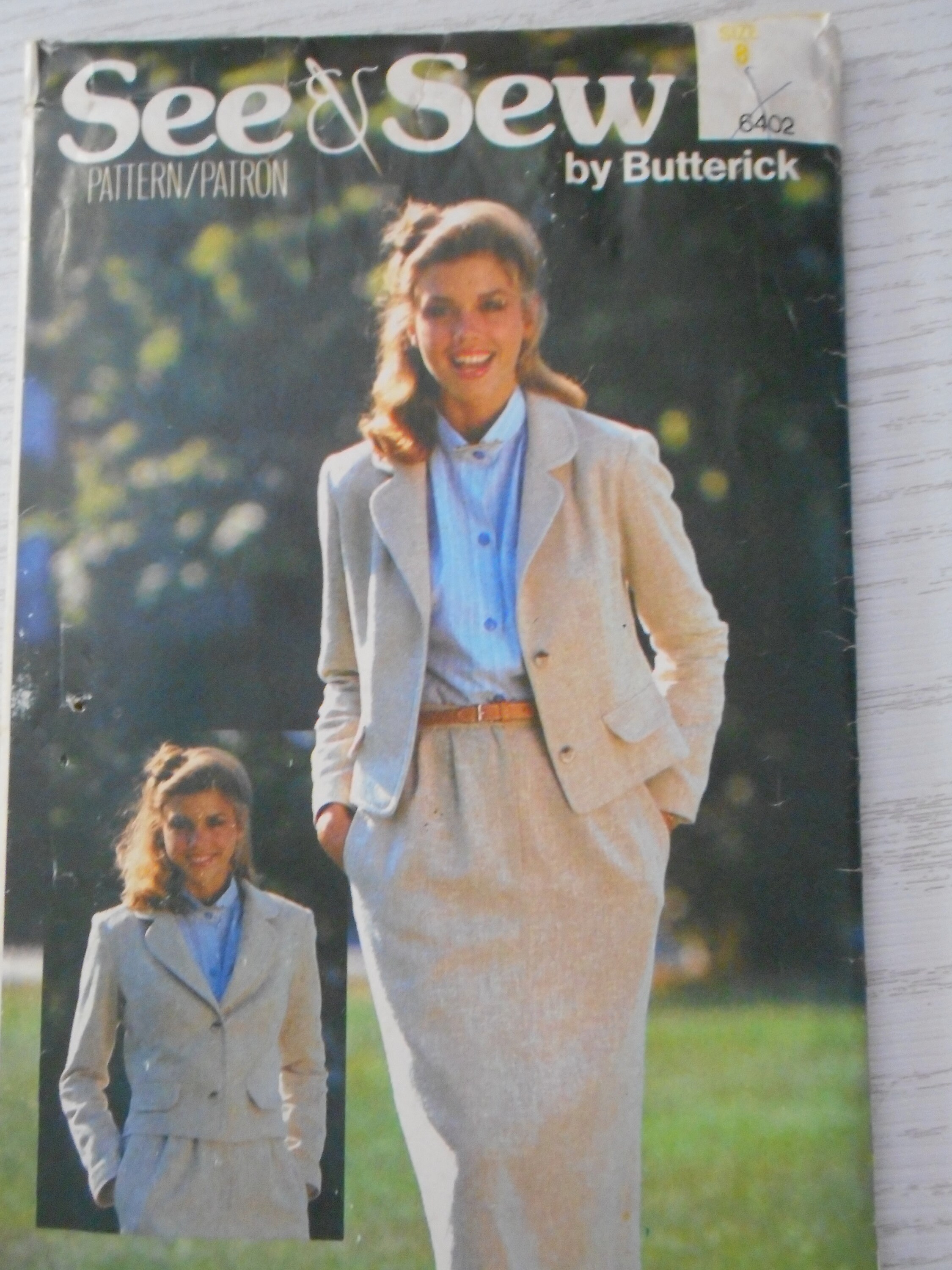 Women's Suit Patterns Skirt and Jacket. Sizes 8 and - Etsy