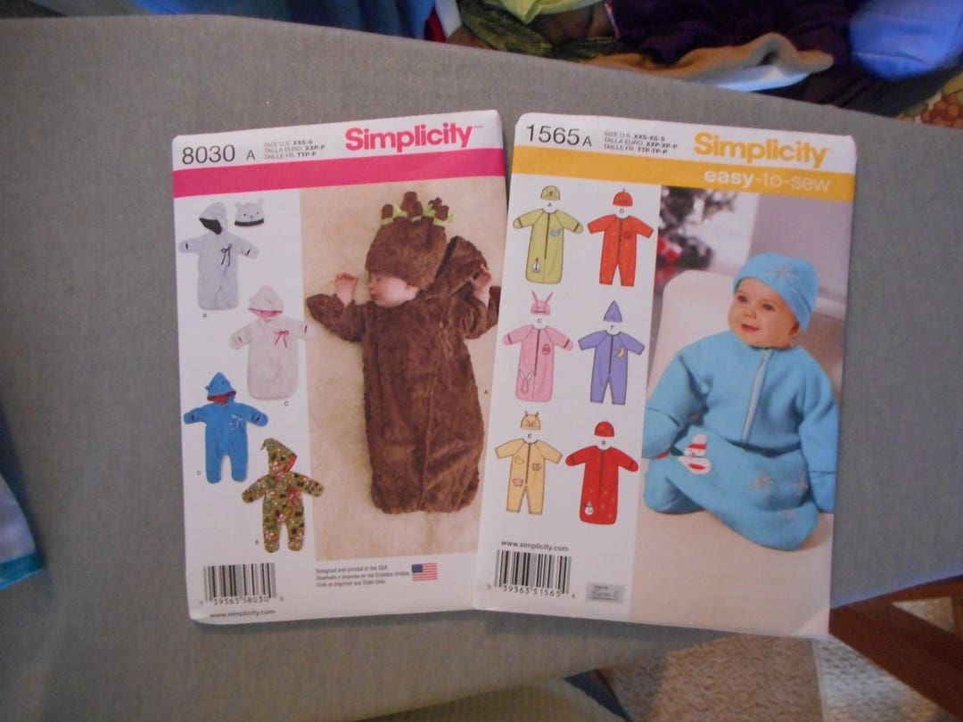 New Baby Sewing Patterns - Bunting, Snug Sack, Hats Patterns Sold ...