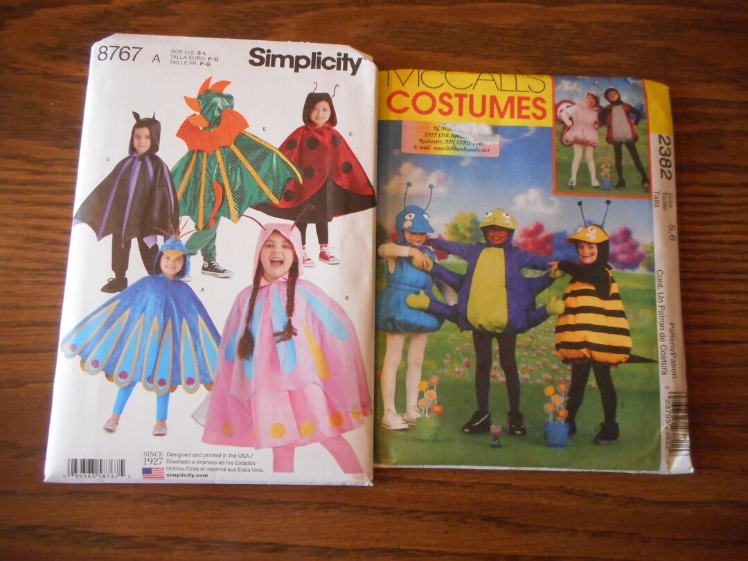 Toddler, Child Bug and Insect Costumes. Size Range 3-8. Like New ...