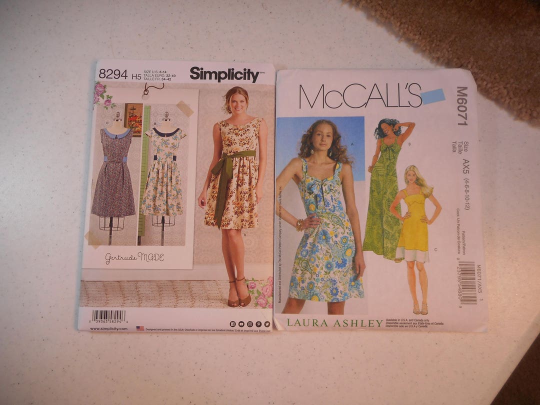 New Womens Spring - Summer Dress Patterns - Sizes Range 4-24 - Etsy