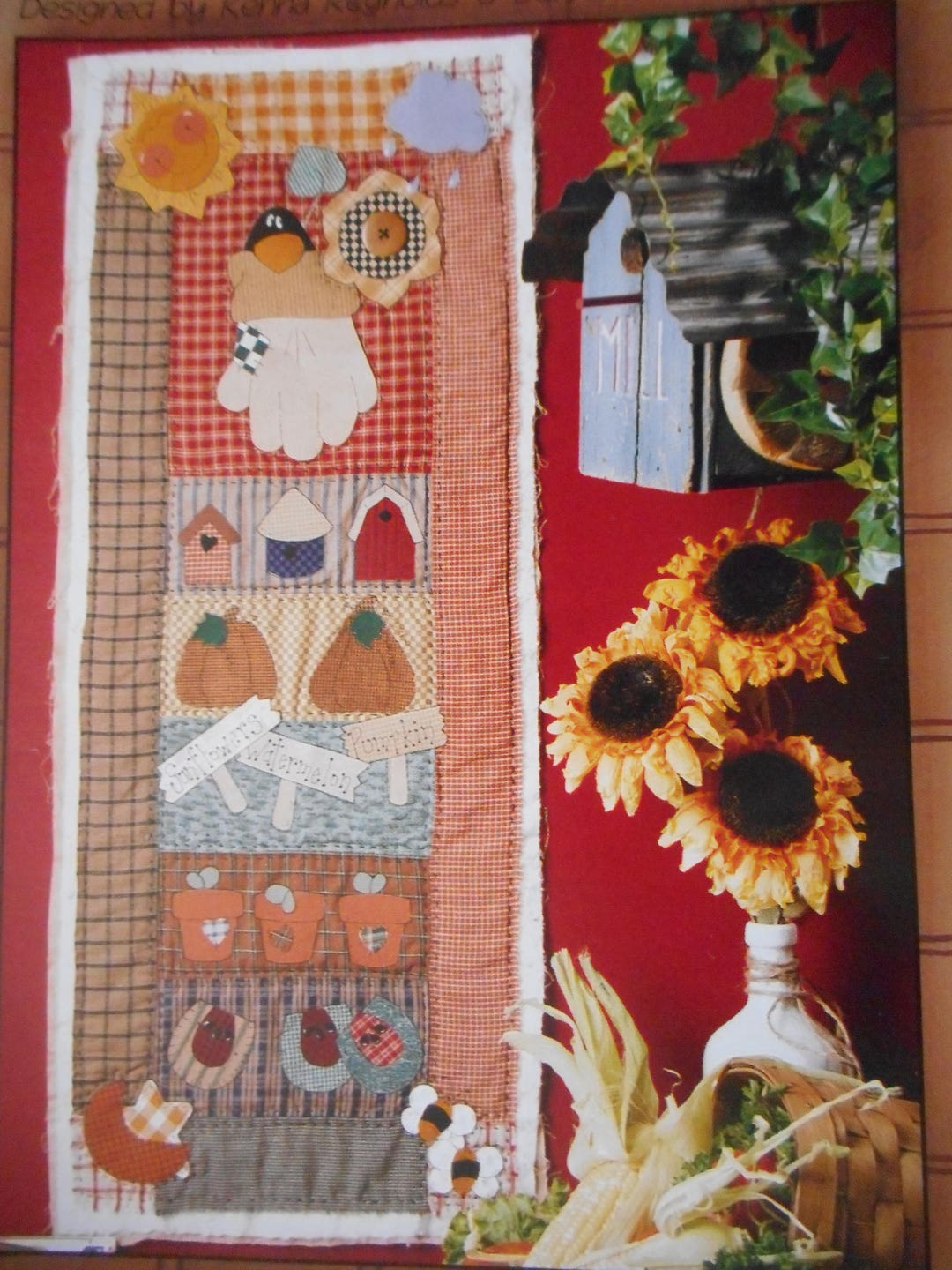 Farm Garden Sampler Quilt Pattern, #10220 by Just Be'cuz Designs, Wall ...