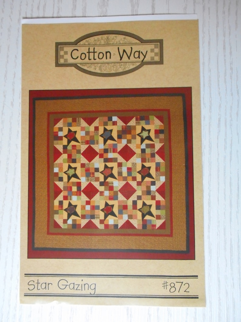 Star Gazing Quilt Pattern by Cotton Way | Etsy