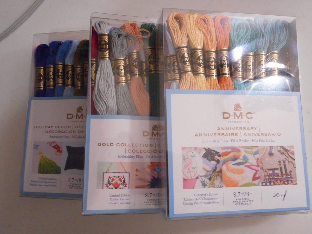 DMC Embroidery Floss Collections. New. Your Choice of Anniversary, Gold ...