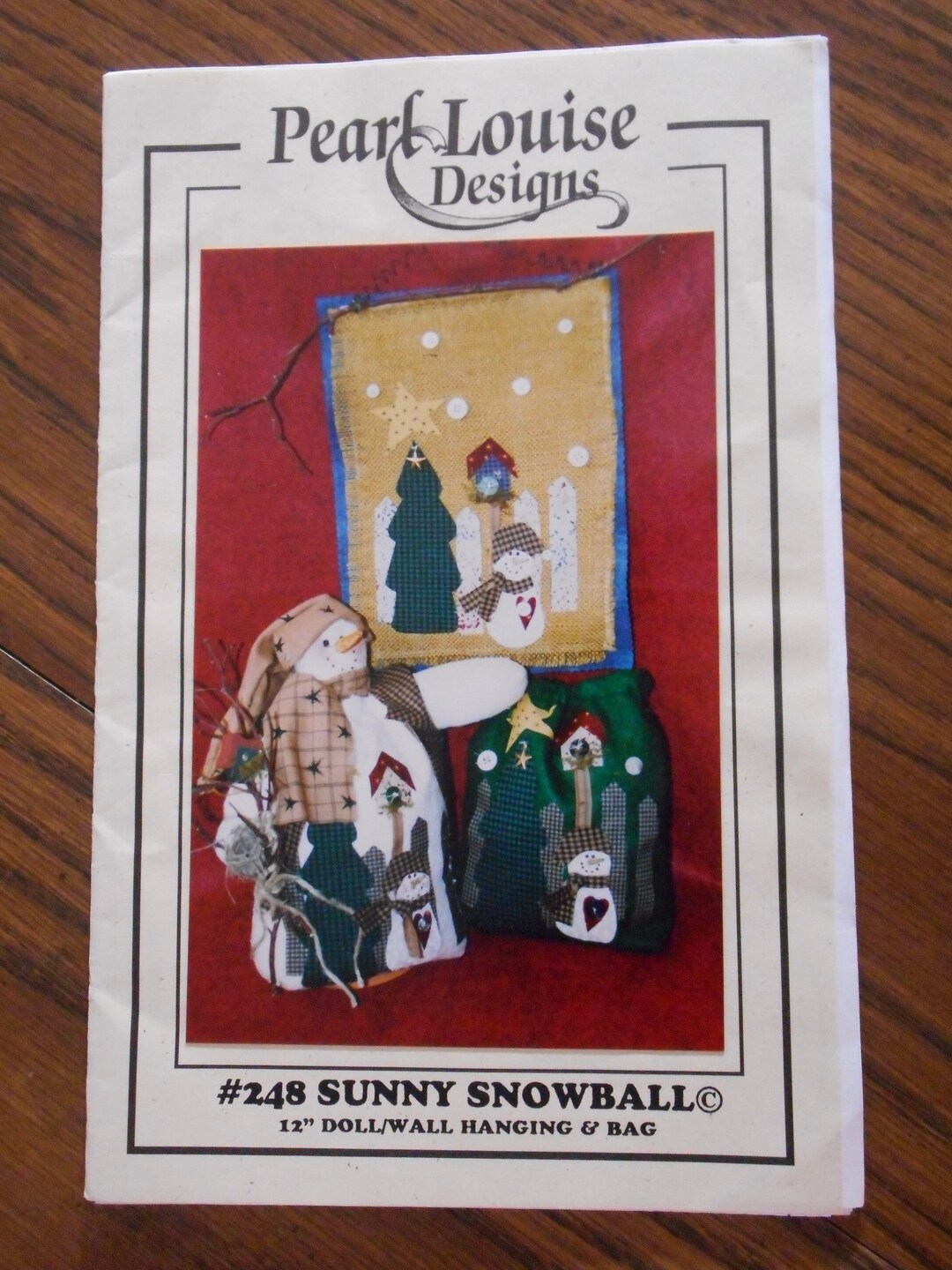 Sunny Snowball Doll and Quilted Wall Hanging and Bag Pattern by Pearl ...
