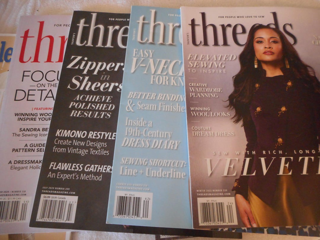 Threads Magazine Back Issues, Like New. - Etsy