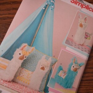 Cute Llamas / Tee-pee Patterns With Accessories - Sewing Patterns - Etsy