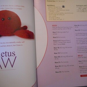 Little Knitted Creatures, 26 Amigurumi Designs by Amy Gaines. Like New ...