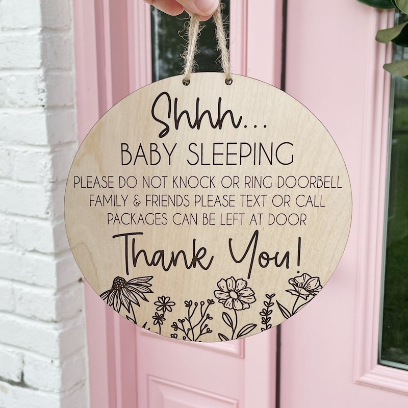 Baby Door Arrival Sign - Etsy