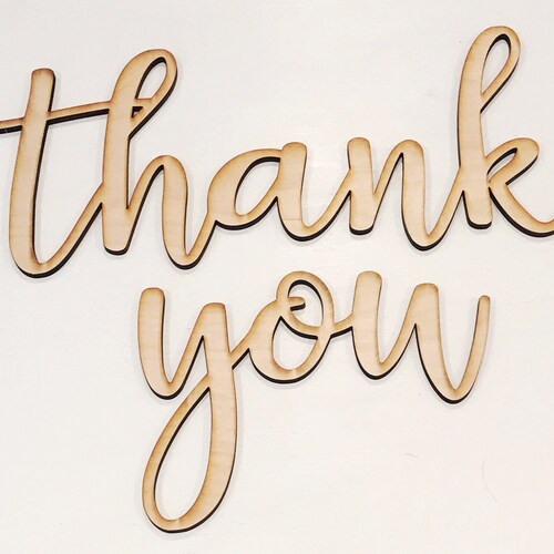 Thank You Sign Wedding Thank You Sign Wood Thank You Sign - Etsy