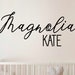Name Sign | Cursive and Block Font Name Sign for Nursery - Etsy