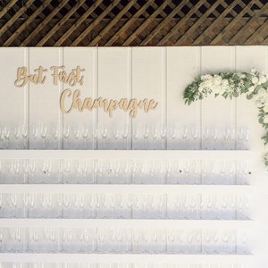 But First, Champagne Wedding Sign I | Champagne Wall Sign • Cocktail ...