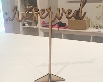 Reserved sign | Etsy