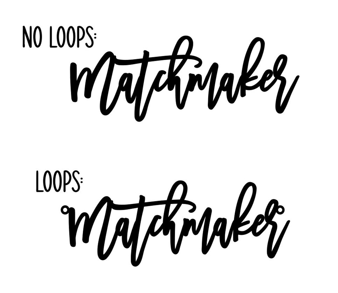 Matchmaker Ii Laser Cut Sign - Etsy