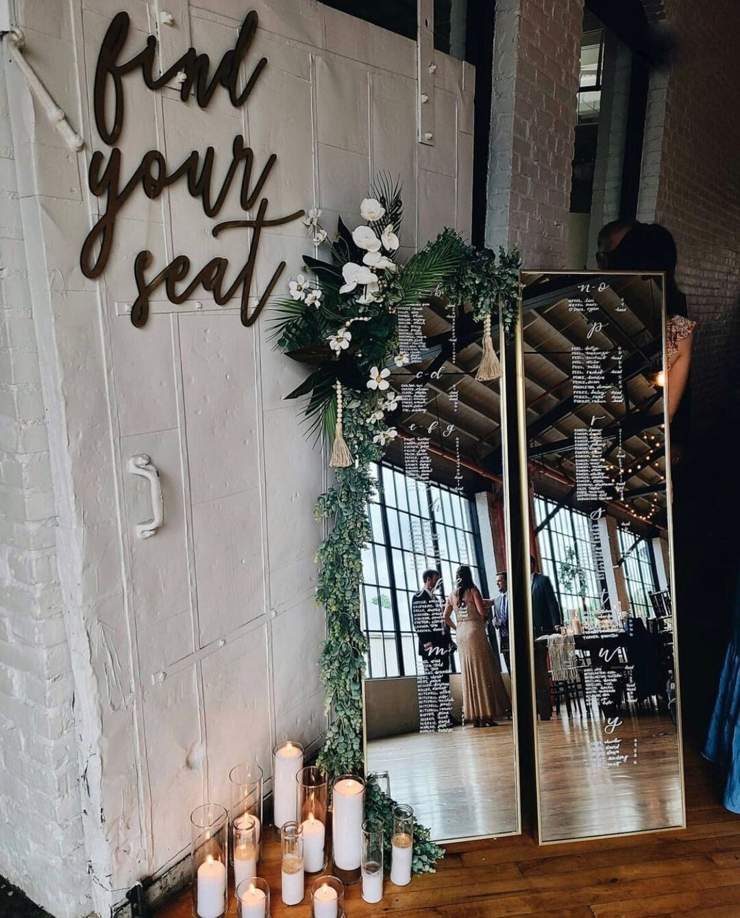 Find Your Seat Sign: Laser Cut, Wooden Seating Chart Sign - Etsy