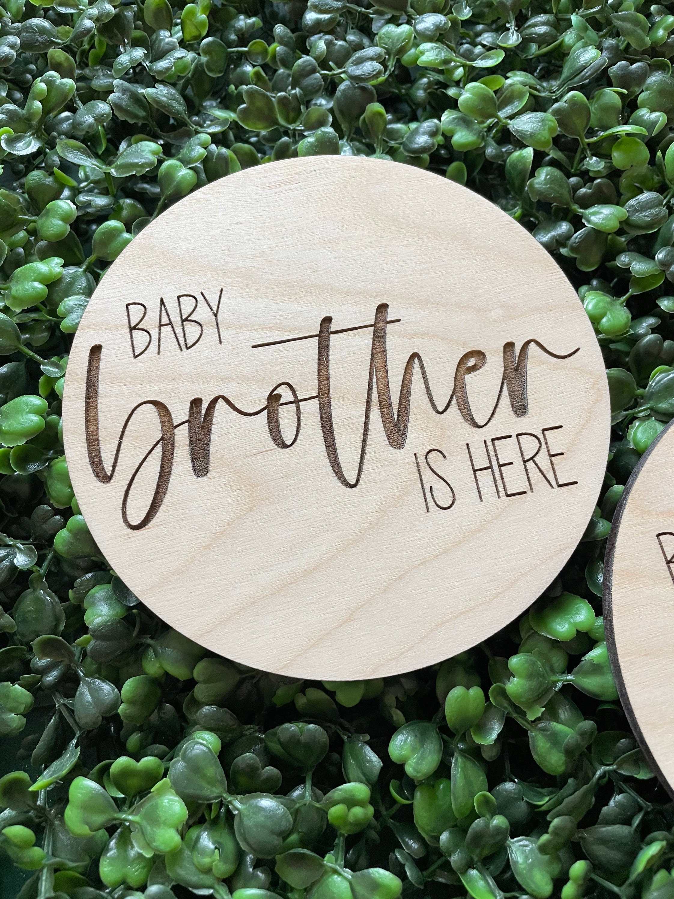 It's A Brother It's A Sister Birth Announcement - Etsy
