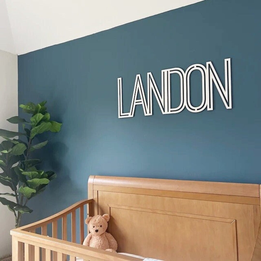 NAME Sign Custom Wood Name Sign Boys Room Name Sign Wooden Sign for ...