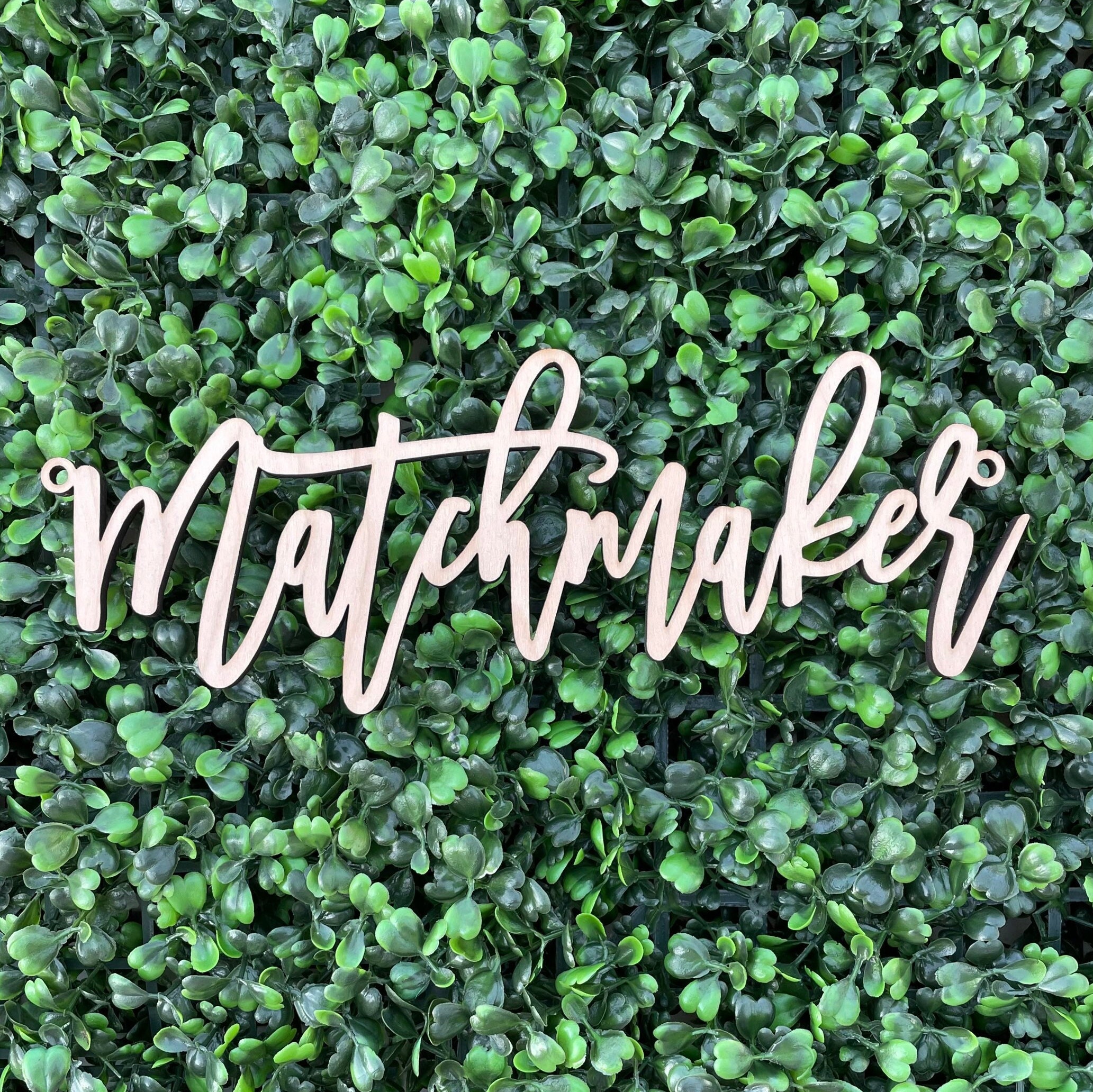 Matchmaker Ii Laser Cut Sign - Etsy