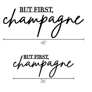 But First, Champagne Wedding Sign Ii | Champagne Wall Sign • Cocktail ...
