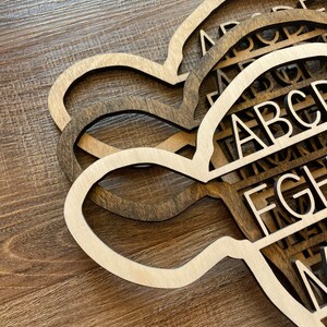 BARN Wooden Alphabet Sign • Farm Nursery Decor • playroom Sign • ABC ...