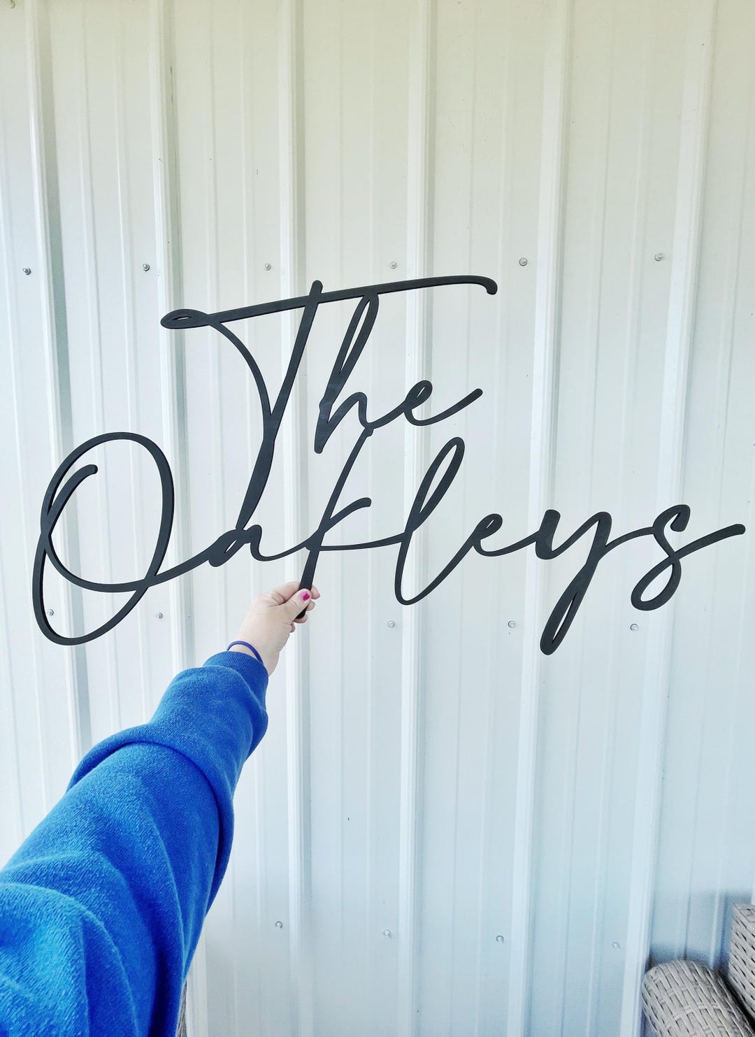 Custom Last Name Wooden Sign: Laser Cut Wedding Decor - Etsy