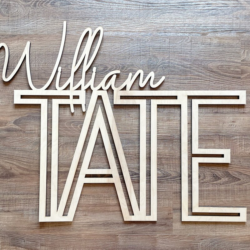Nursery Name Sign - Etsy