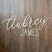 Name Sign | Cursive and Block Font Name Sign for Nursery - Etsy