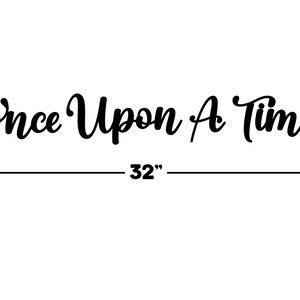 Once Upon a Time Wood Sign | Fairy Tale • Children's Library Sign ...