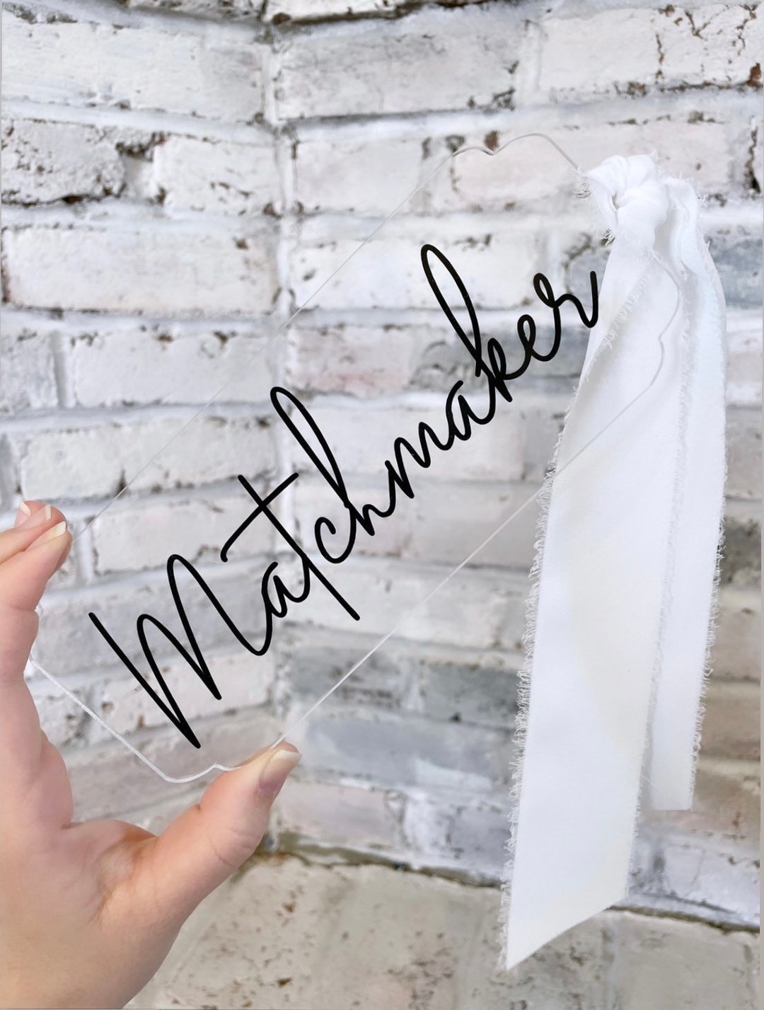 Matchmaker Acrylic Tag - Etsy