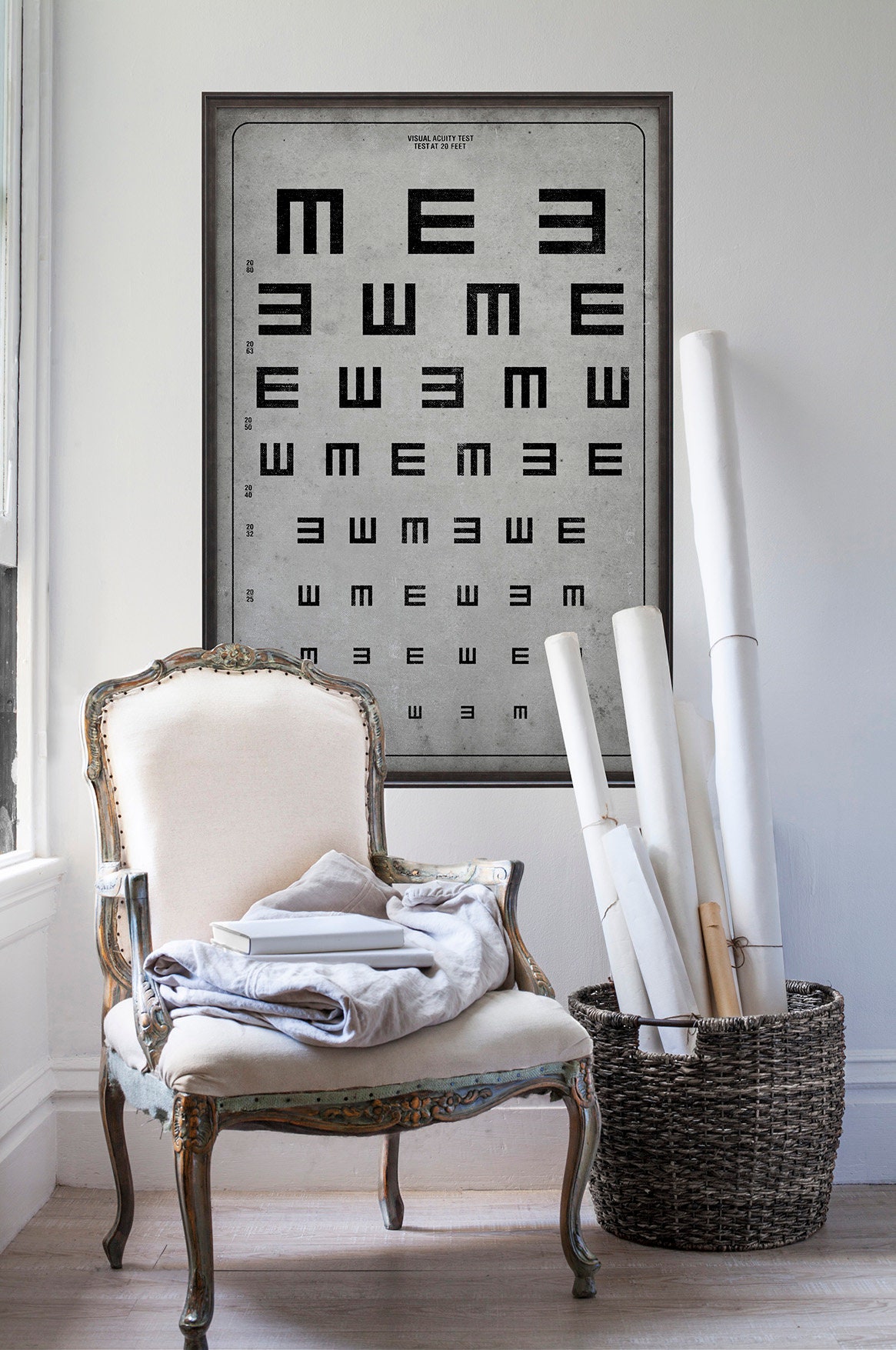 Vintage Vision Tumbling e Vision Chart 20th - Etsy