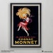 Cognac Monnet Vintage Poster Art Wall Art Vintage Wall Art - Etsy