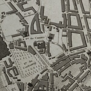 Porto Map, Vintage Map of Porto Portugal, Framed Map Options, Antique ...