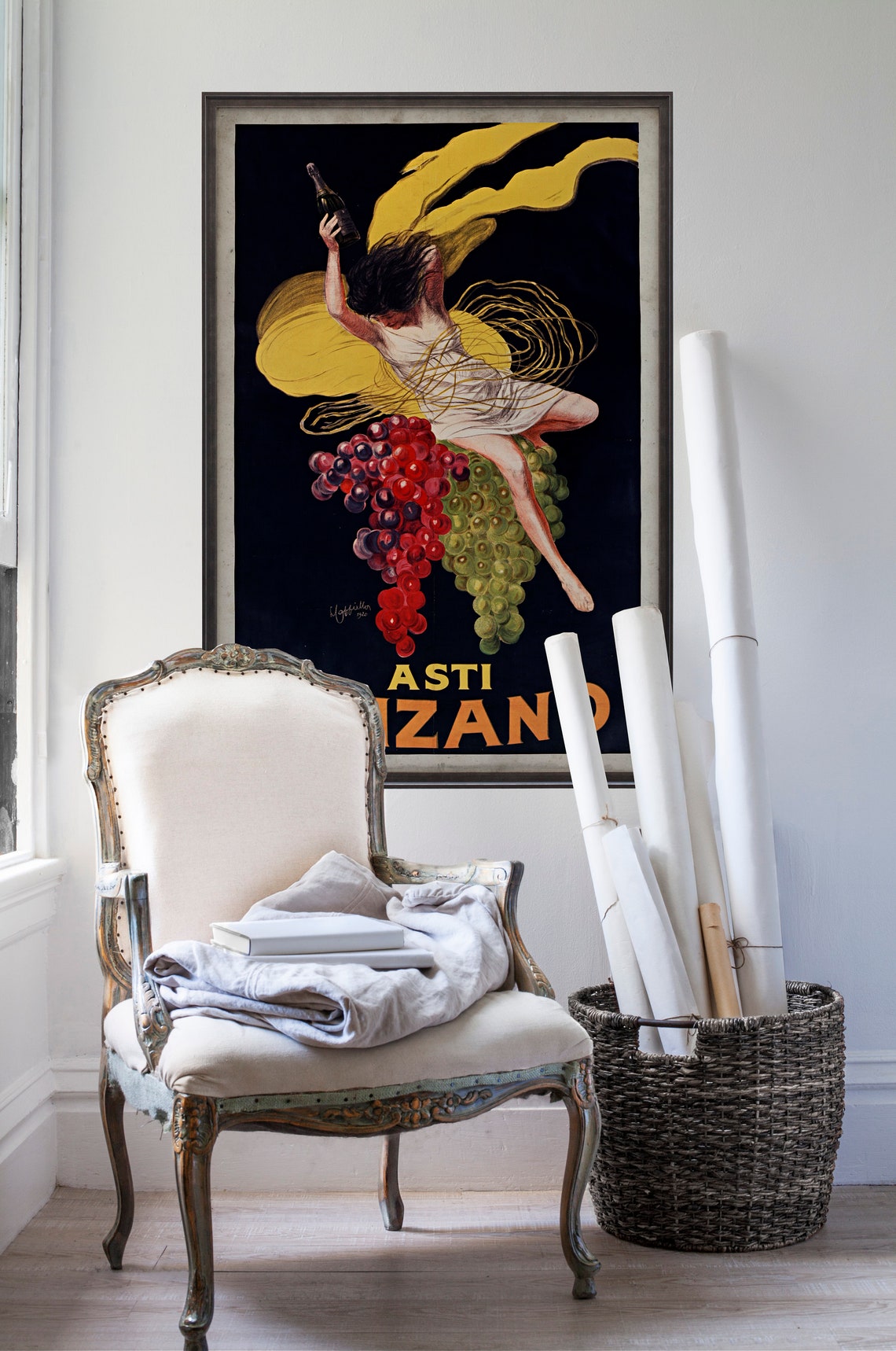 Asti Cinzano Vintage Poster Art Wall Art Home Decor | Etsy